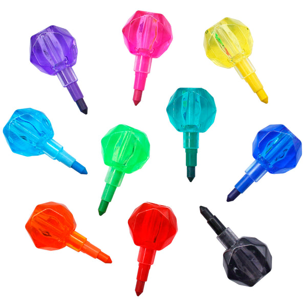 CGBT08 DIAMOND STACKING CRAYON WITH SHELL TOPPER – Bensia