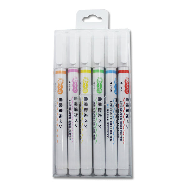 Fine Linear Color Pens 6/PK, Assorted – Bensia