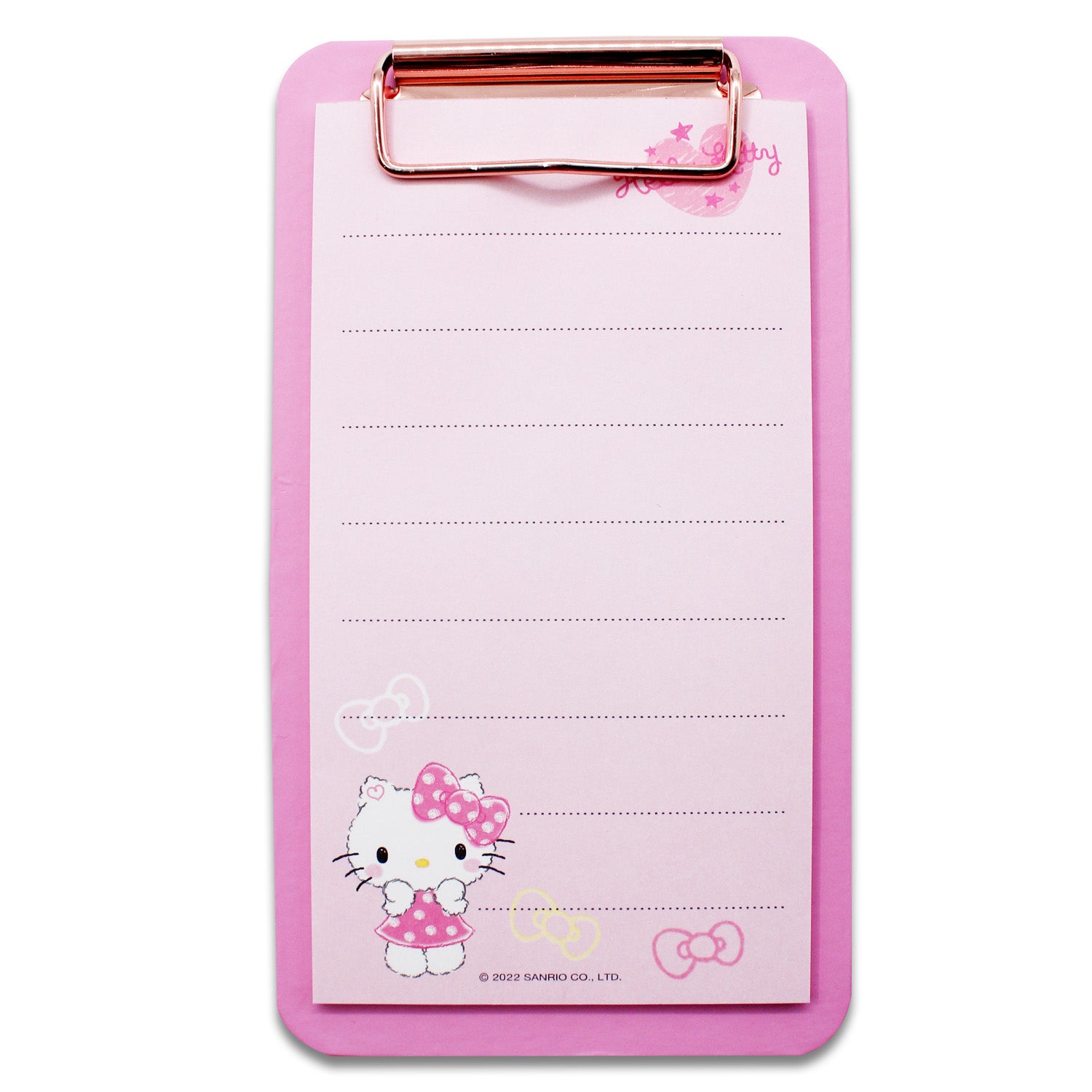 Hello Kitty Memo Pad with Mini Clipboard – Bensia